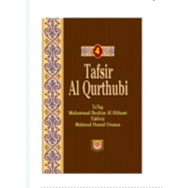 Jual Tafsir Al Qurthubi Jilid 4 - ORIGINAL 100% Pustaka Azzam | Shopee ...