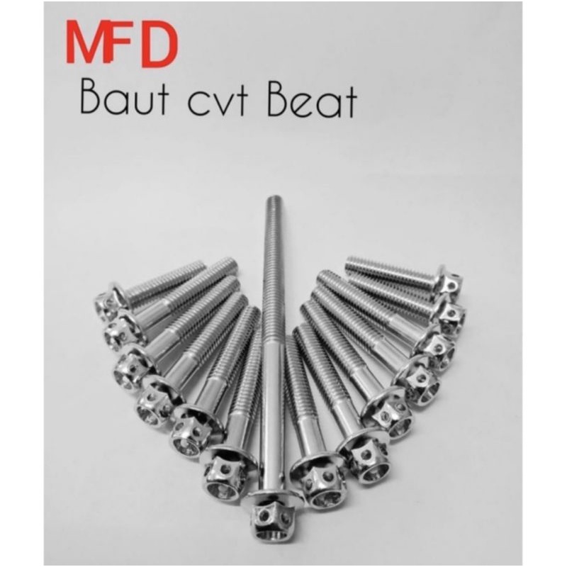 Jual BAUT PROBOLT CVT CROME CHROME BEAT LAMA SCOOPY | Shopee Indonesia