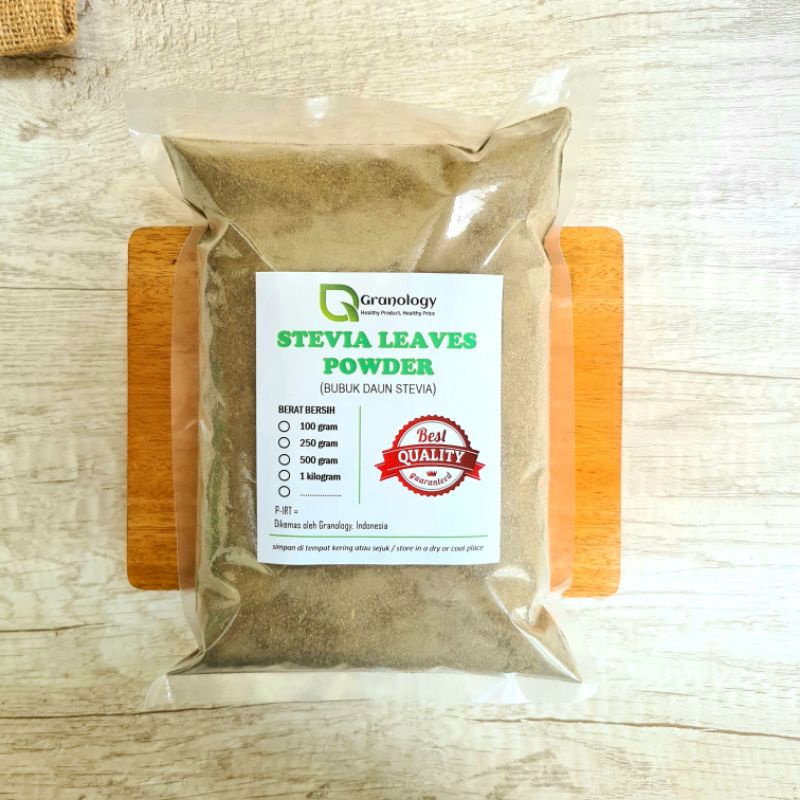 Jual Daun Stevia Bubuk / Stevia Leaves Powder (500 gram) by Granology ...