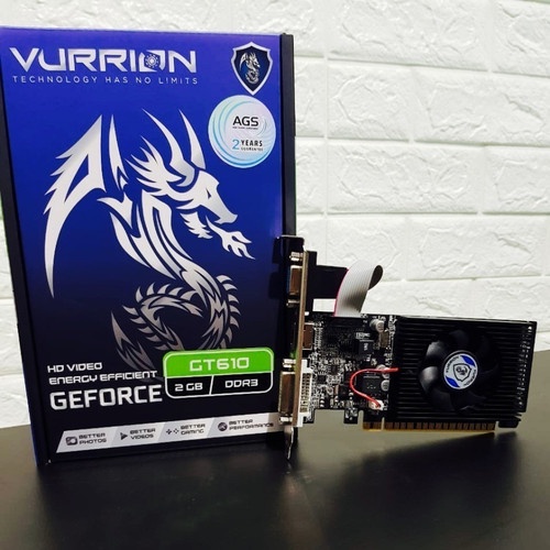 Jual Vurrion Geforce GT 610 2GB GDDR3 - GT610 DDR3 | Shopee Indonesia