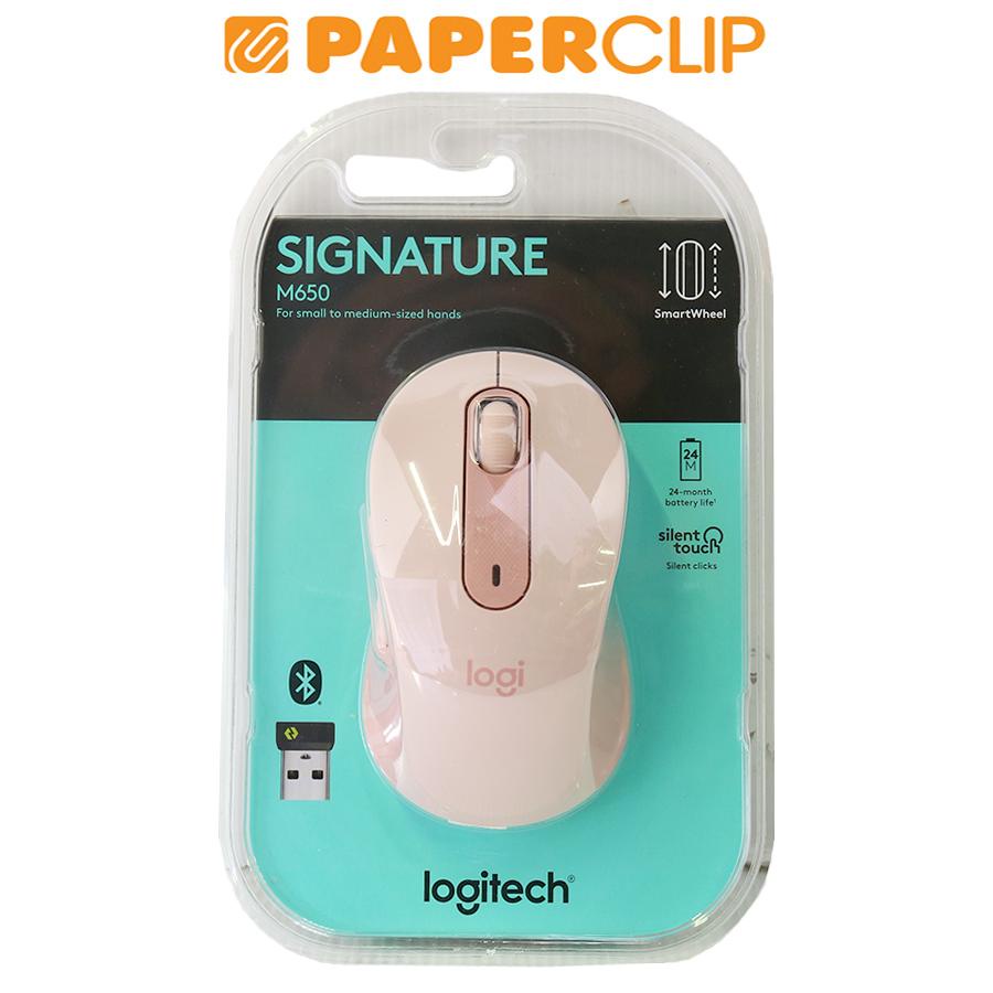 Jual MOUSE LOGITECH SIGNATURE M650 WIRELESS BLUETOOTH SILENT ROSE ...
