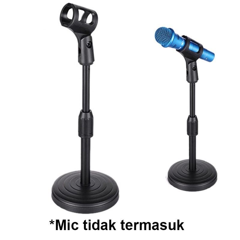 Jual Hs Stand microphone meja/stand mic mini | Shopee Indonesia