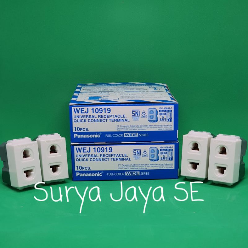 Jual Mata Stop Kontak Panasonic Wide Series WEJ 10919 | Shopee Indonesia
