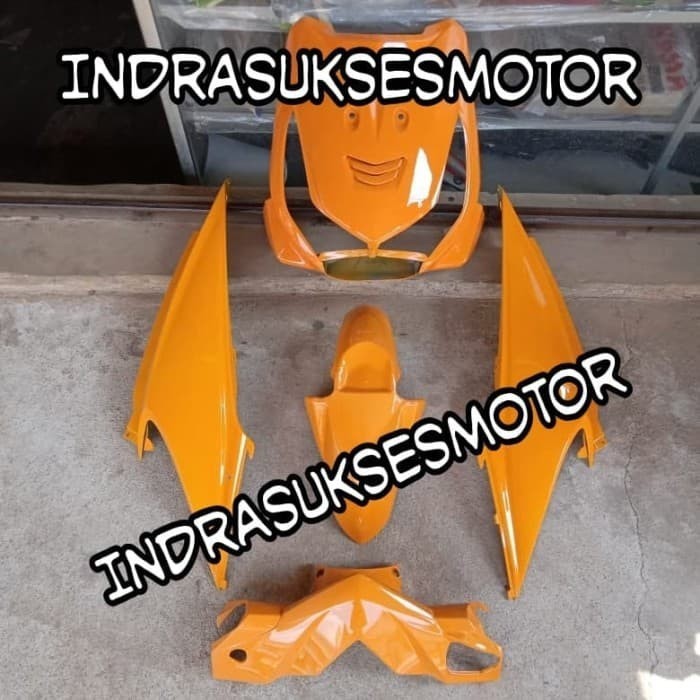 Jual Cover full body halus motor honda beat karbu warna orange | Shopee ...