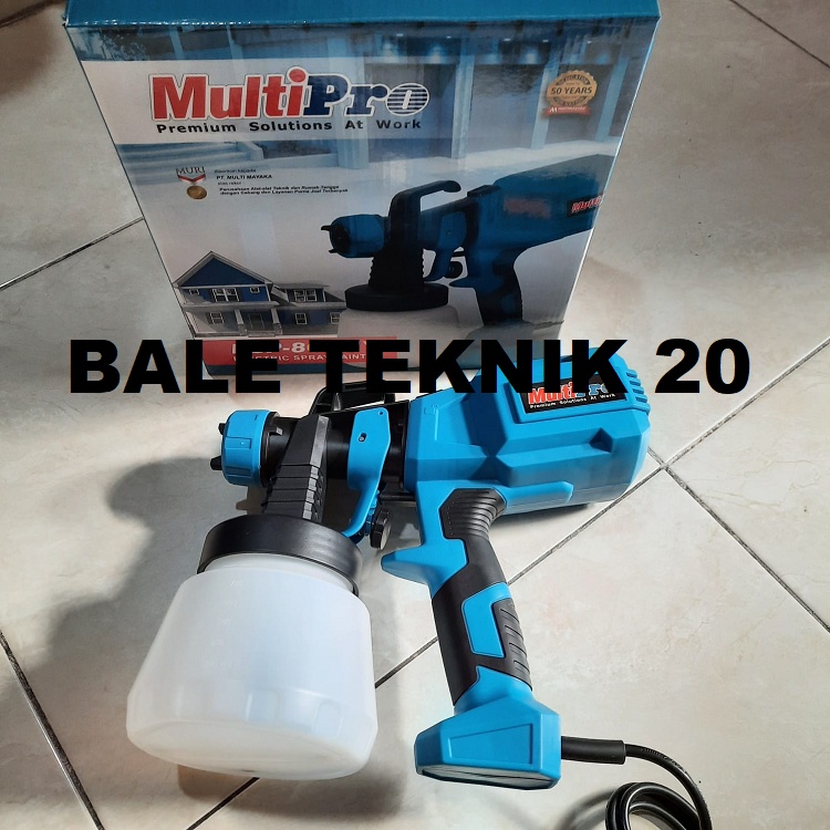 Jual Mesin Semprot Cat Elektrik / Spray Gun Elektrik Multipro ESP-800 ...