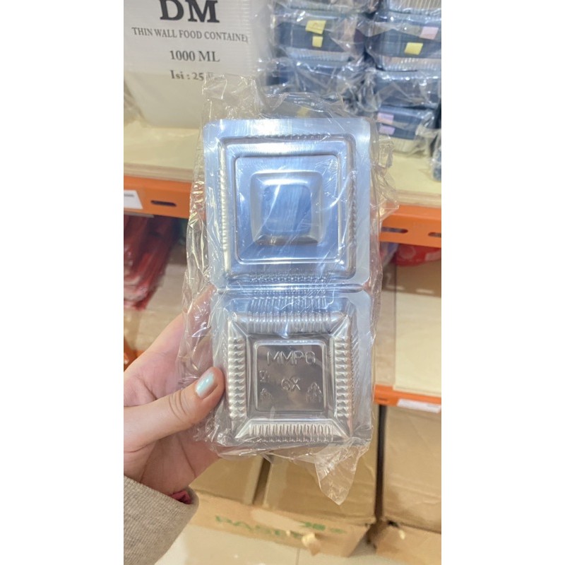 Jual Mika Kue / Plastik Mika Kecil 6X | 8x8cm (100pcs) | Shopee Indonesia