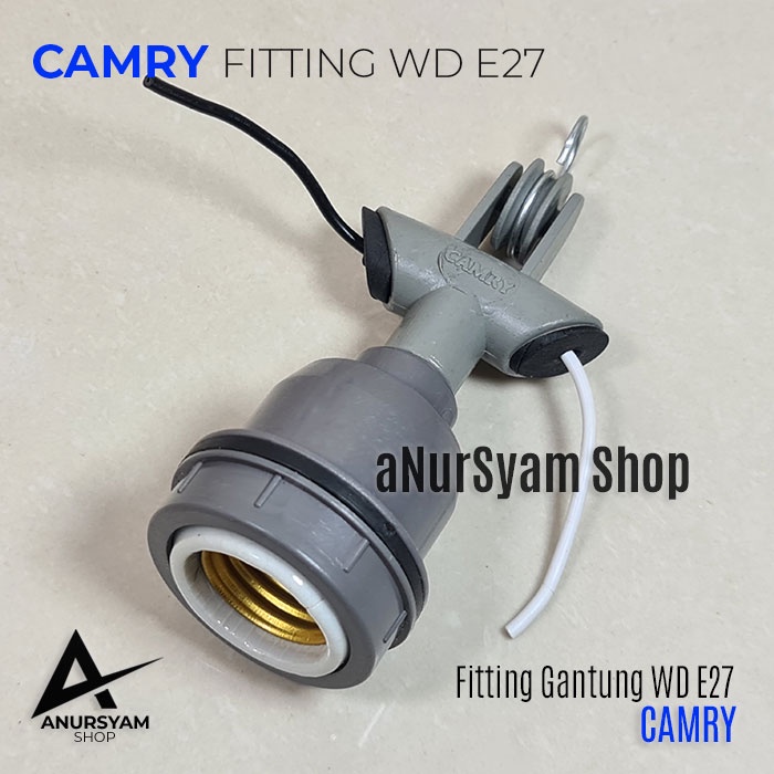 Jual Fitting WD E27 CAMRY / Fitting Gantung WD Plastik Fitting Keramik | Shopee Indonesia