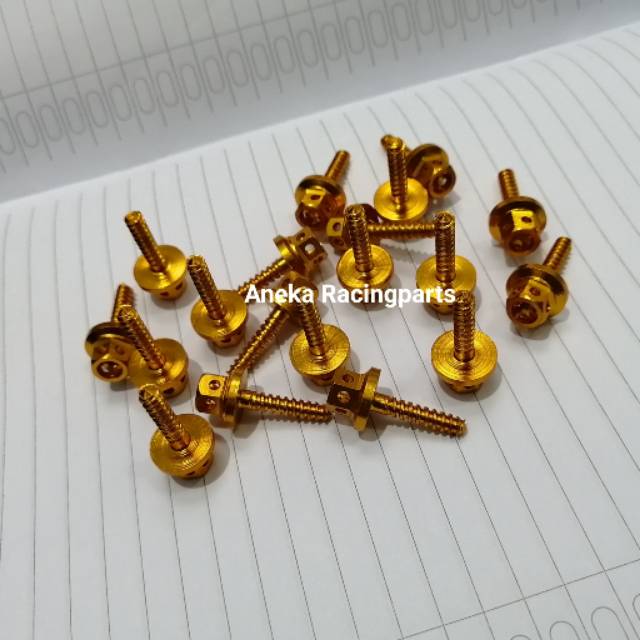 Jual Baut body motor yamaha universal mio fino vixion dll cnc anti ...