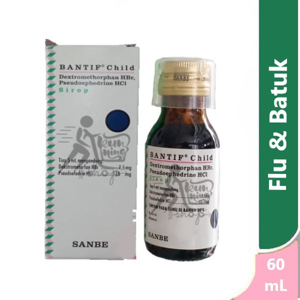Jual Bantif Child Sirup 60 mL - obat sirup untuk flu dan batuk | Shopee ...