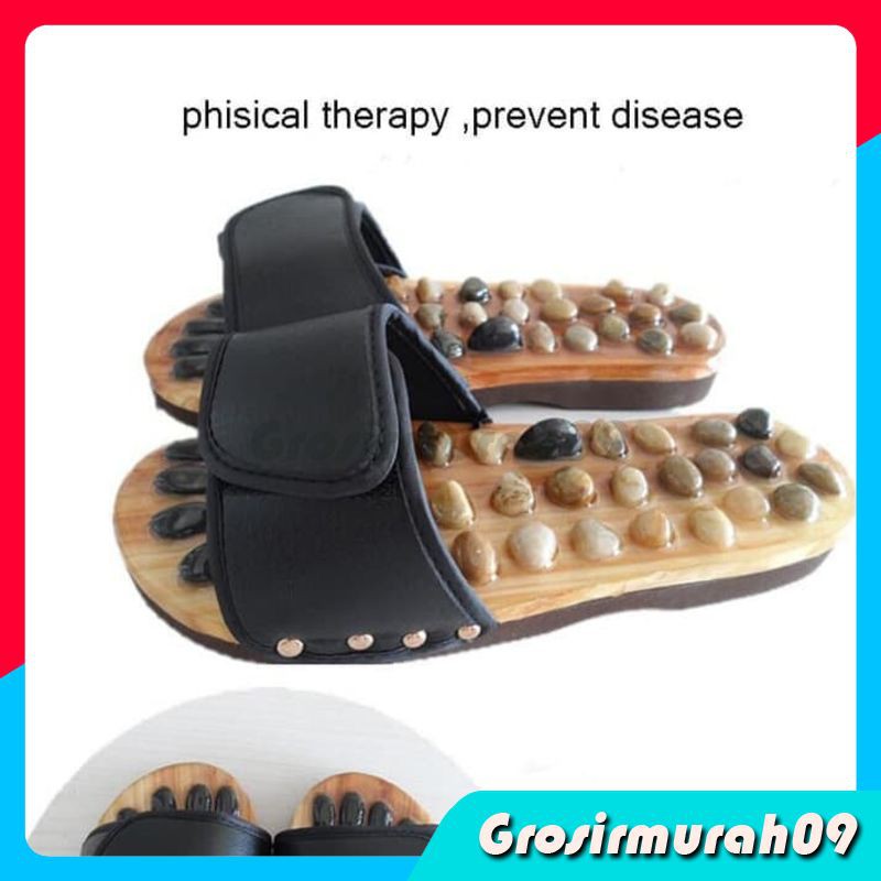 Jual SANDAL BATU GIOK KESEHATAN / REFLEKSI / SANDAL TERAPI PLUS BOX ...