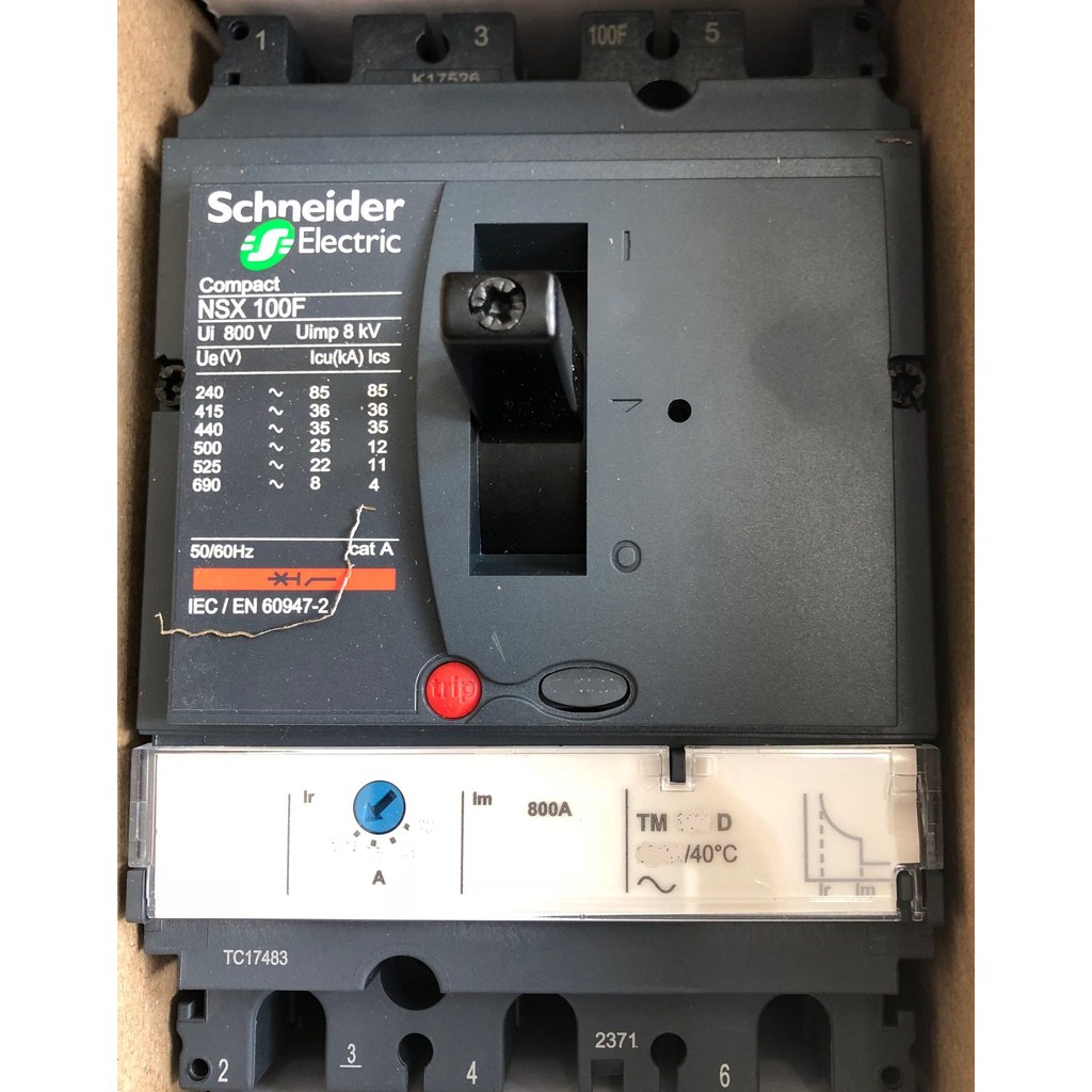 Jual SCHNEIDER MCCB 36KA NSX100F 3P 100A TMD LV429630 | Shopee Indonesia