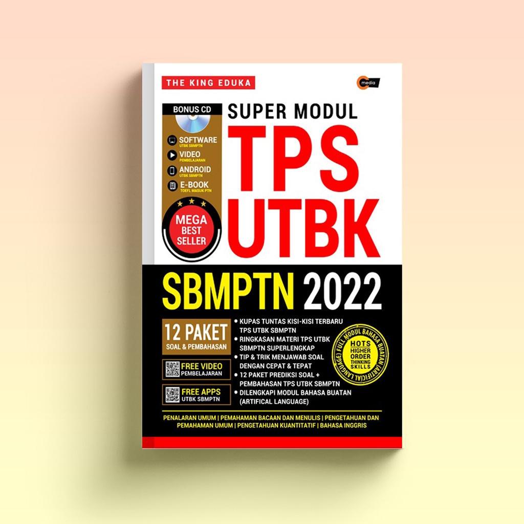 Jual Super Modul Tps Utbk Sbmptn 2022 The King Eduka C Media