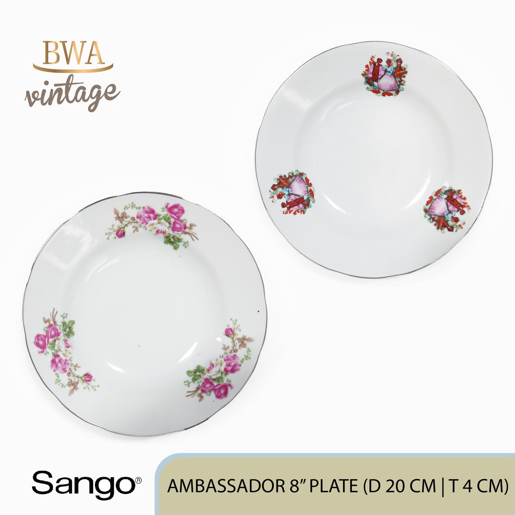 Jual Piring Makan SANGO Home Collection 8 inch (20 Cm) | Shopee Indonesia