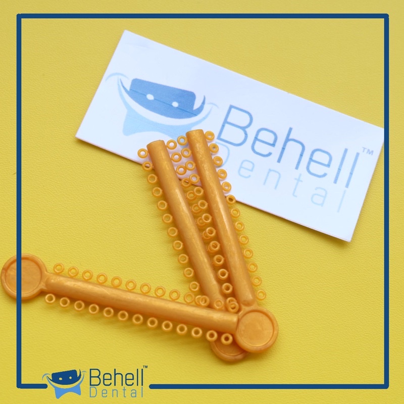 Jual Karet Behel Motif Power O ring Bulat PREMIUM - Dental rubber band ...