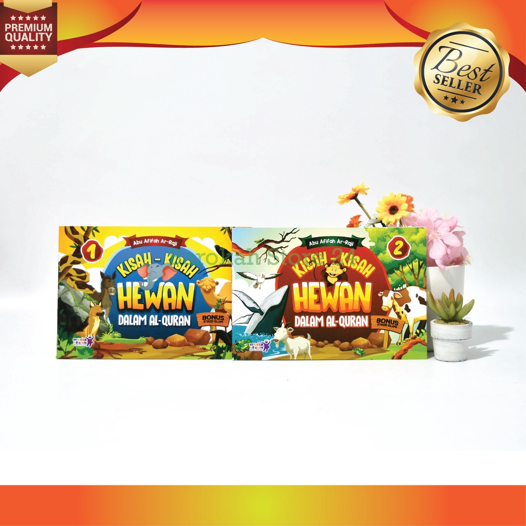 Jual Paket Buku Anak - SET PAKET Kisah-kisah Hewan dalam Al-Quran JILID 1 & 2 - Zamzam Group ...