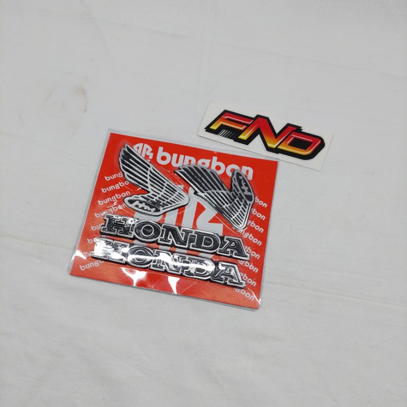Jual Emblem Logo Tangki Honda CB100 CBGLATIK CB125 Variasi Custom ...
