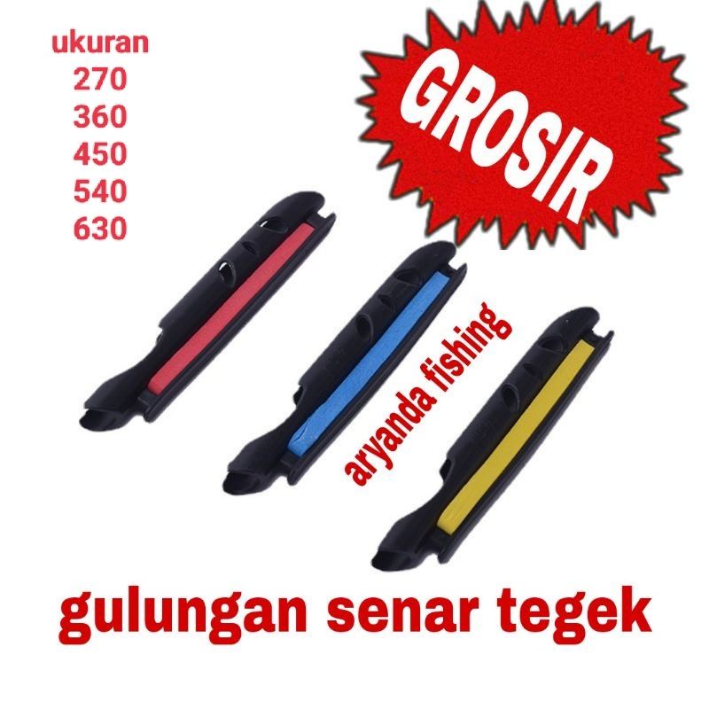 Jual klem tegek / klip tegek / gulungan senar tegek / tongkat pancing ...