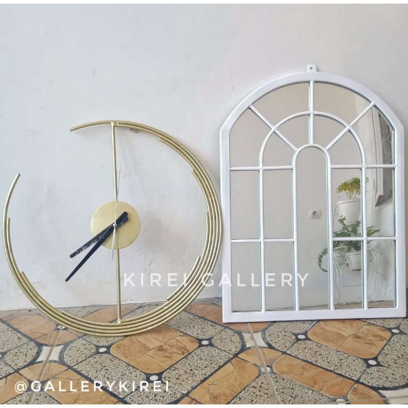 Jual Iron Window Mirror /Cermin Model Jendela Besi Beton By KIREI ...