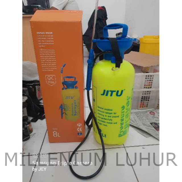 Jual Hand sprayer/ Pompa hama tangki manual Jitu 8 liter | Shopee Indonesia