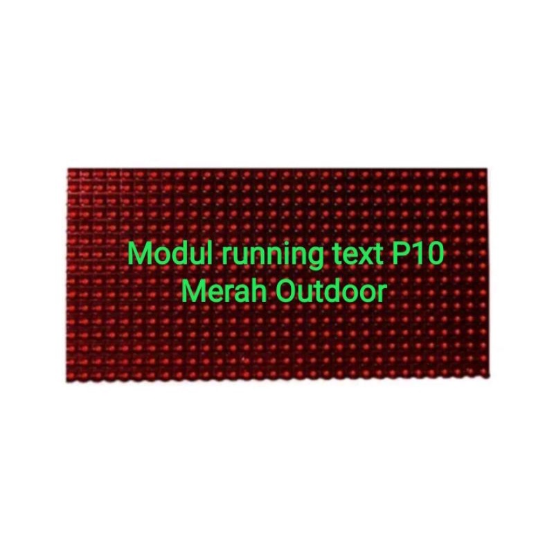 Jual Modul P10 Running Text Merah Outdoor | Shopee Indonesia