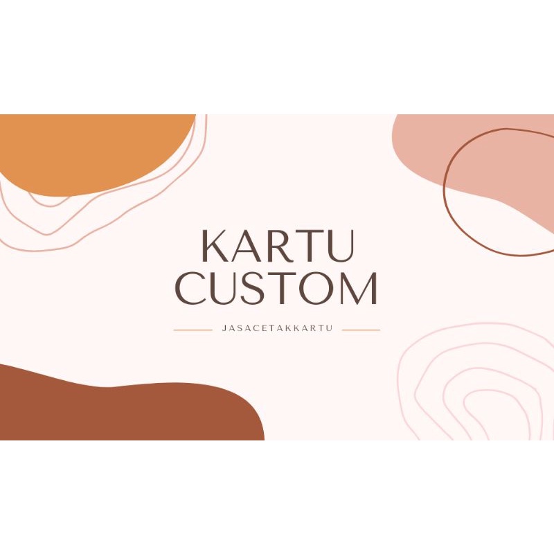 Jual Cetak Kartu Custom | Shopee Indonesia