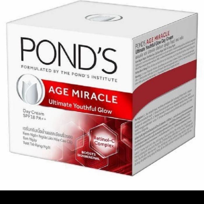 Jual Ponds age miracle Day Cream Spf 18 50gr | Shopee Indonesia