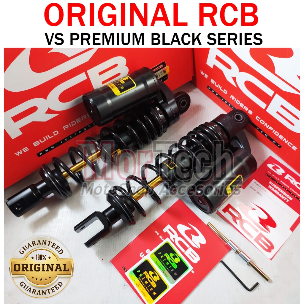 Jual Shockbreaker Shock Tabung Racing Boy RCB EB2 MB2 VS Premium Black Series Matic Twin Aerox ...