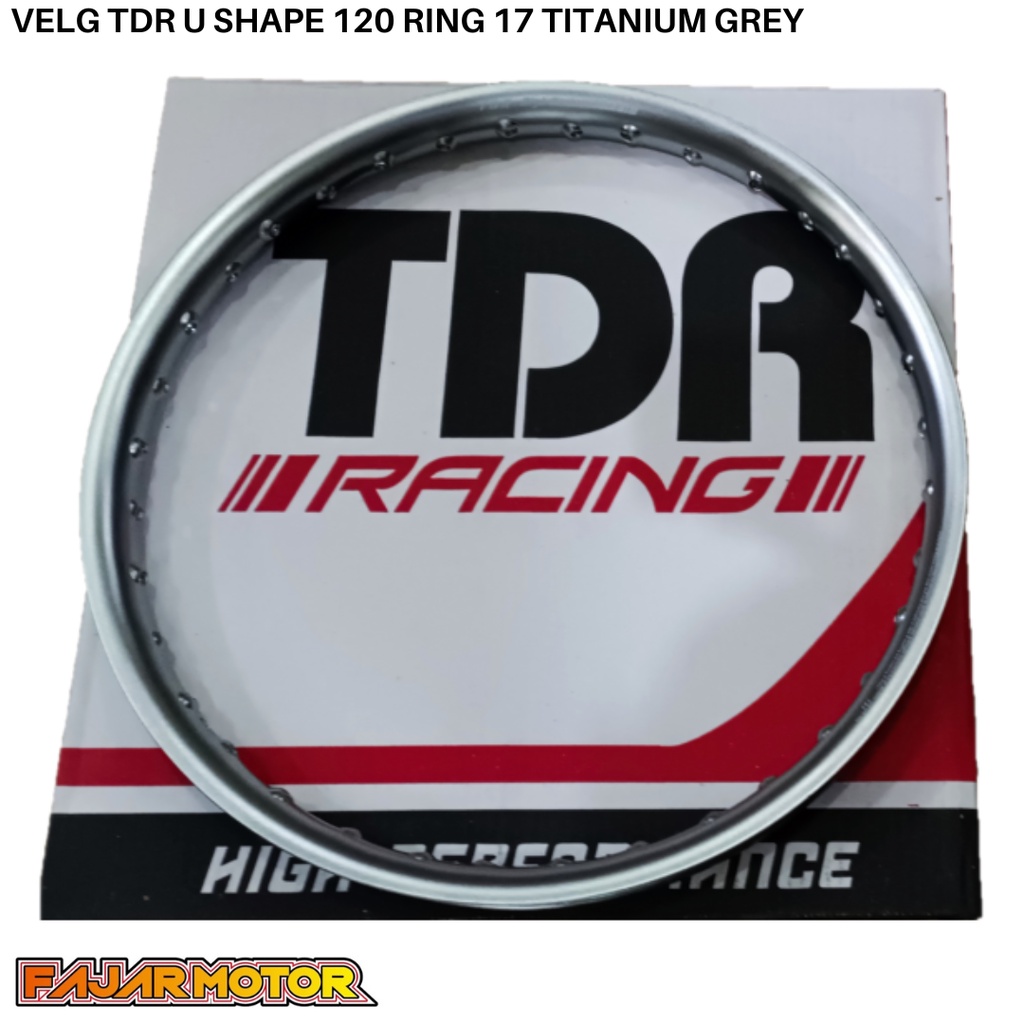 Jual PROMO VELG TDR U SHAPE 120 RING 17 TITANIUM BROWN GREY | Shopee ...