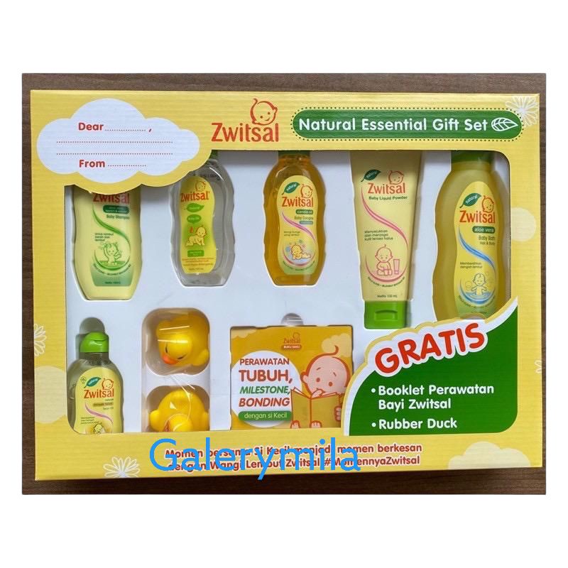 Jual [ 1 paket box ] zwitsal gift set box/paket sabun mandi bayi/paket ...