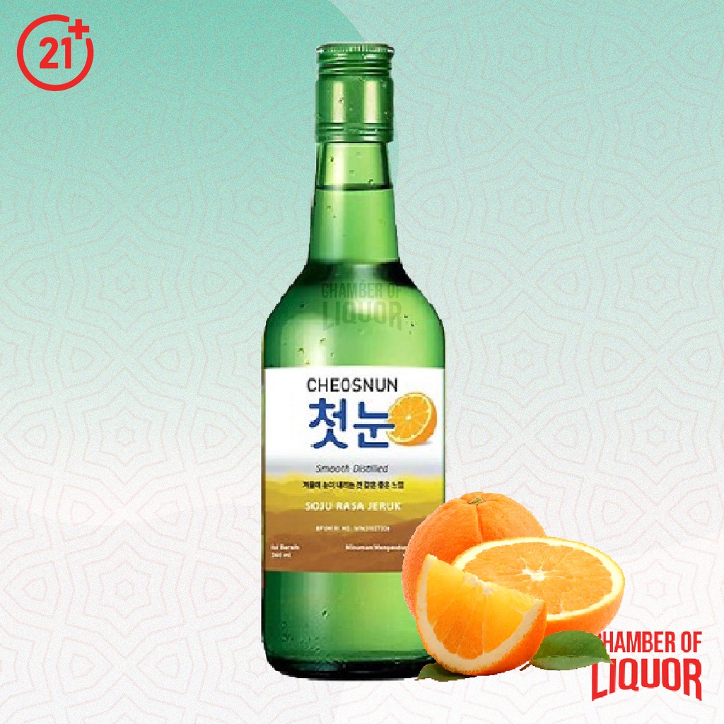 Jual Cheosnun Soju Orange / Jeruk Smooth Distilled 360ml | Shopee Indonesia