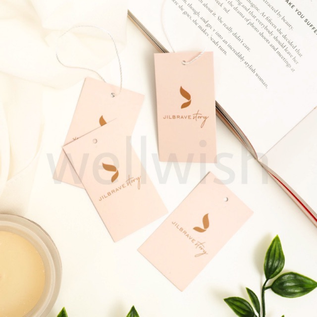 Jual Paket label katun 1.3cm krem dan hangtag reguler 200pcs | Shopee ...