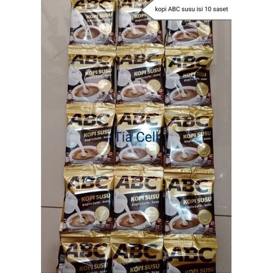 Jual kopi ABC susu renceng isi 10 saset | Shopee Indonesia