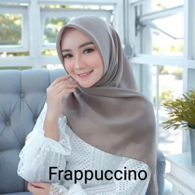Jual Hijab Segiempat BELLA SQUARE ANTI LETOY PREMIUM Pollycotton polos 47 Warna Jilbab Bela ...