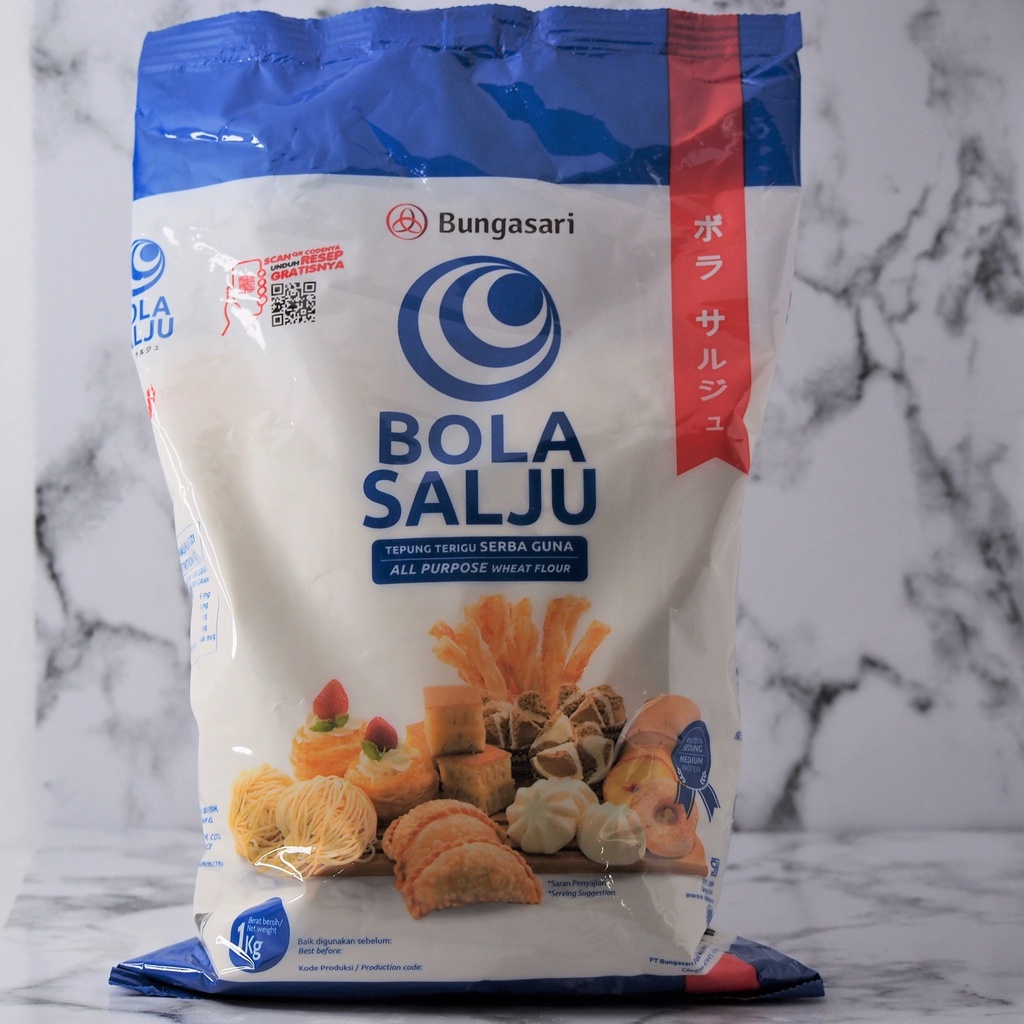 Jual BUNGASARI BOLA SALJU TEPUNG TERIGU 1KG | Shopee Indonesia
