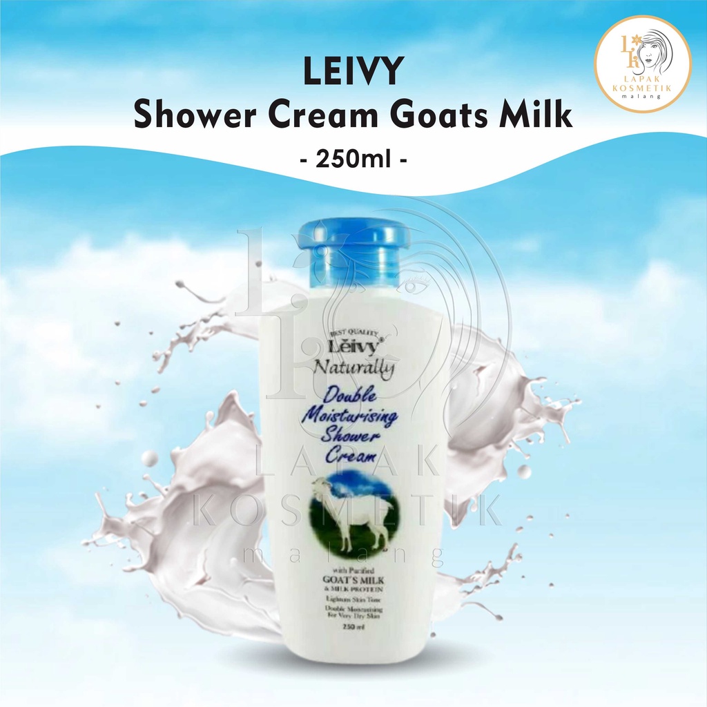 Jual Leivy Shower Cream Goats Milk - 250ml | Shopee Indonesia