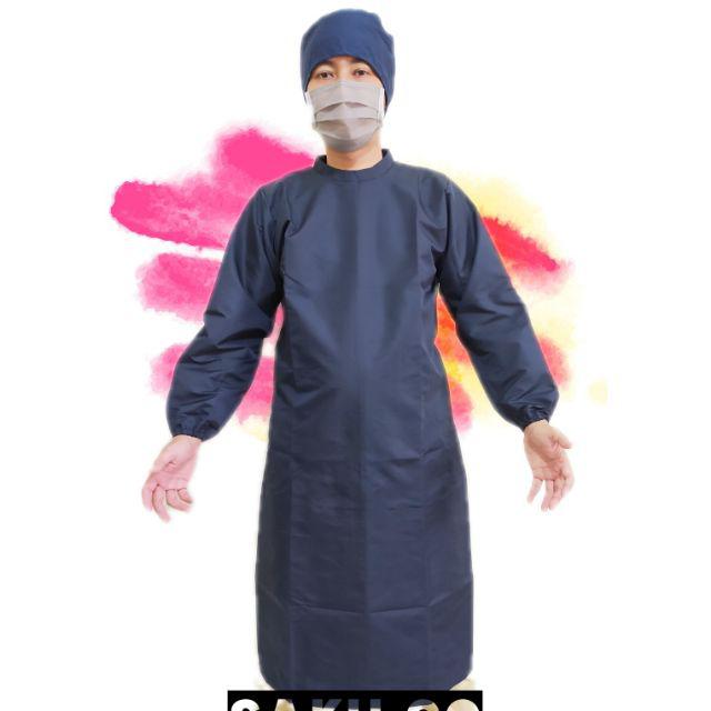Jual Taslan anti air Gown apron baju apd baju medis waterproof | Shopee ...