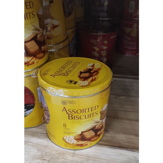 Jual Nissin Assorted Biscuit Yellow Kaleng Biskuit 650gr | Shopee Indonesia