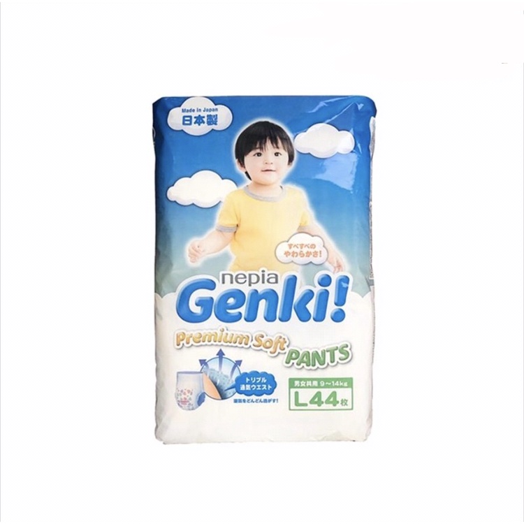 Jual NEPIA GENKI PREMIUM DIAPERS PANTS L44 | Shopee Indonesia