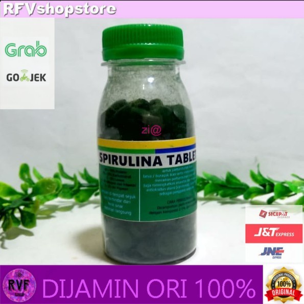 Jual SPIRULINA TABLET BOTOL 50GR VITAMIN PAKAN IKAN LOUHAN CUPANG KOI ...