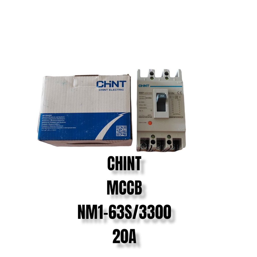 Jual BREAKER MCCB CHINT NM1-63S/3300 20A CHINT | Shopee Indonesia