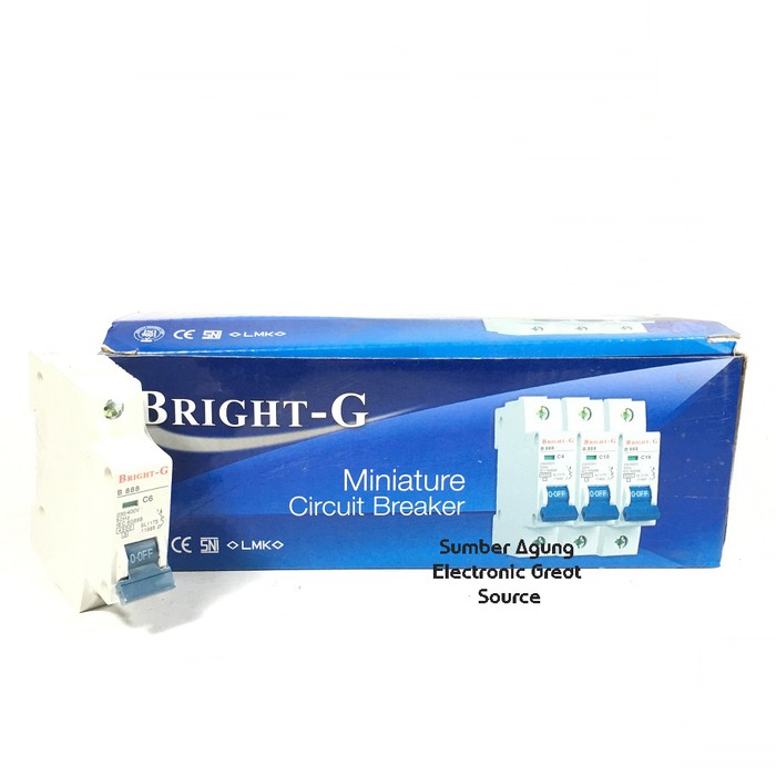 Jual MCB Bright G Berkualitas 2A 4A 6A 10A Bagus BrightG | Shopee Indonesia