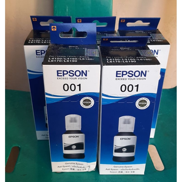 Jual Tinta Epson 001 black original 127 ml | Shopee Indonesia