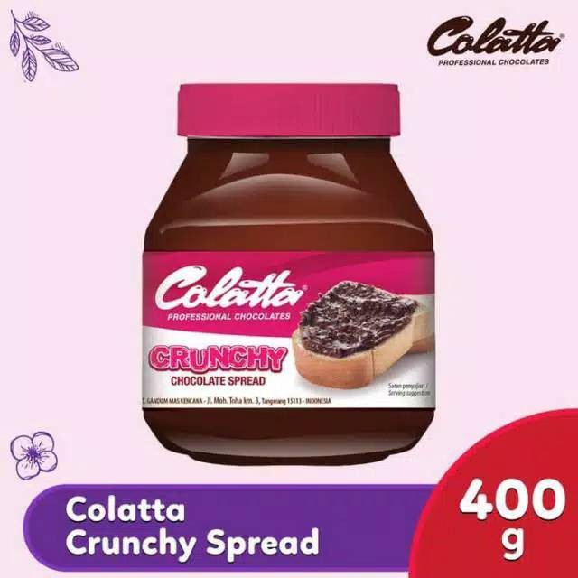 Jual Colatta Crunchy Chocolate Spread 400gr (Expired Mei 2022) | Shopee ...