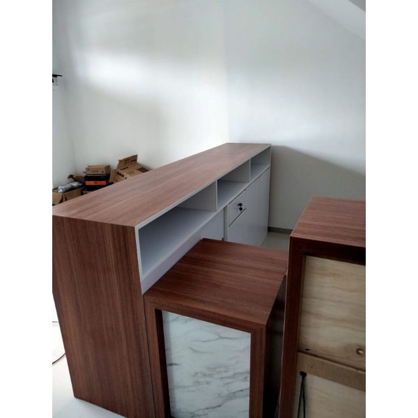 Jual Meja Counter / Meja Cafe / Meja Usaha / Meja Bar | Shopee Indonesia
