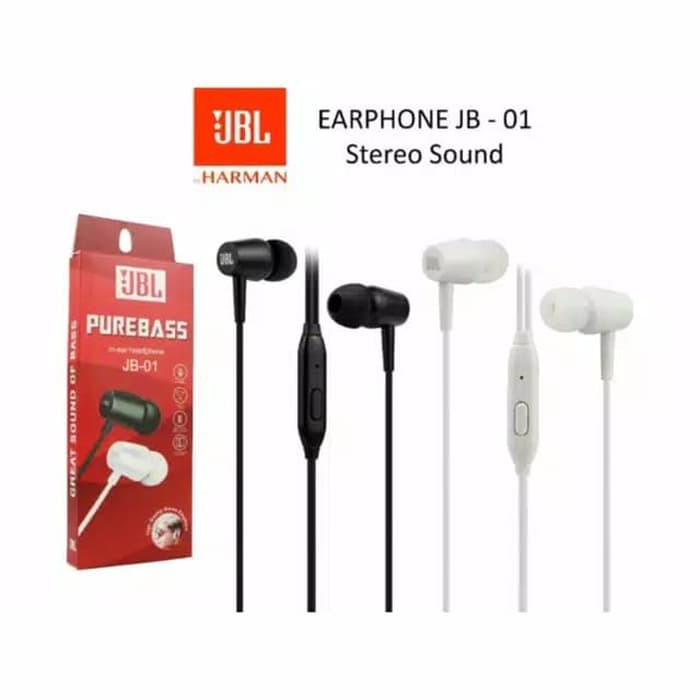 Jual HANDSFREE HEADSET EARPHONE PURE BASS UBL JB 01 PURE BASS EXTRA ...