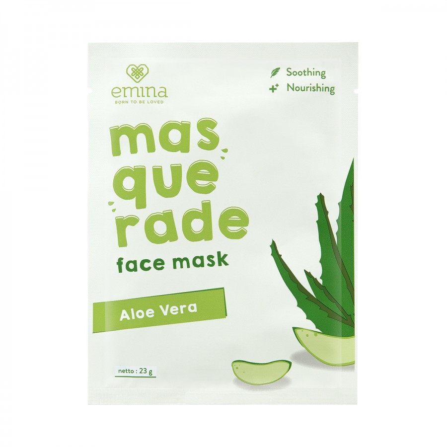 Jual Emina Masquerade Face Mask Aloe Vera | Shopee Indonesia