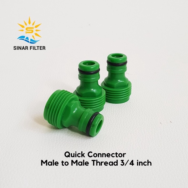 Jual Quick Connector Male to Male Thread 3/4 inch | Shopee Indonesia