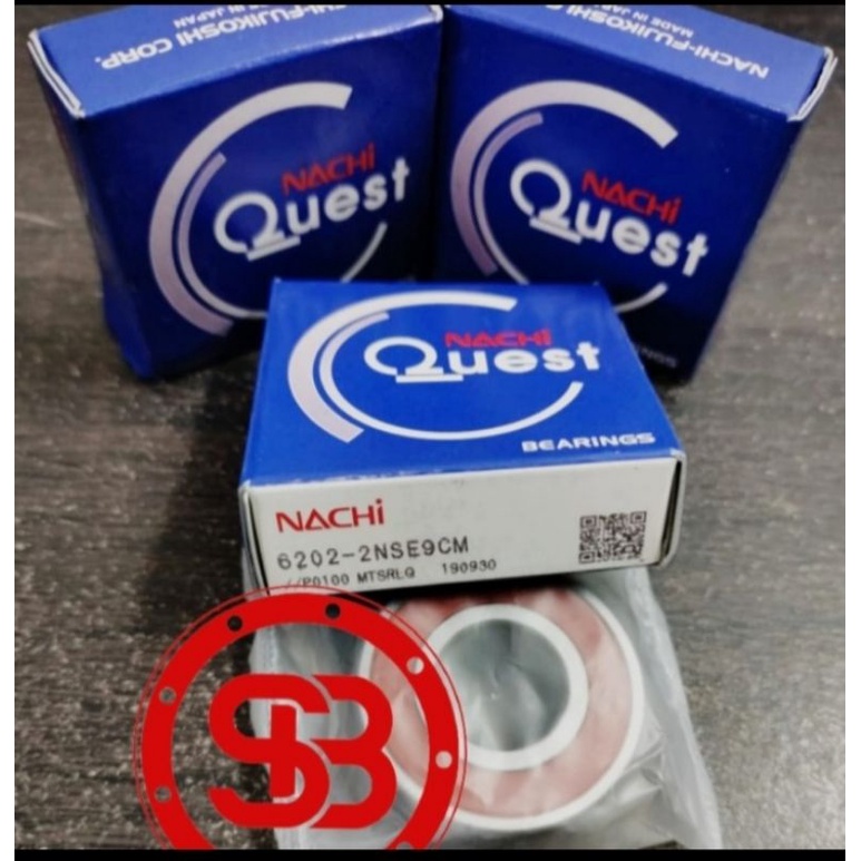 Jual Bearing 6202 2RS / 6202 2RS C3 NACHI ORIGINAL | Shopee Indonesia