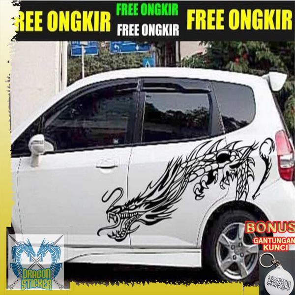 Jual TERMURAH STICKER MOBIL HONDA JAZZ DIAPLIKASIKAN DIMOBIL LAIN BISA ...
