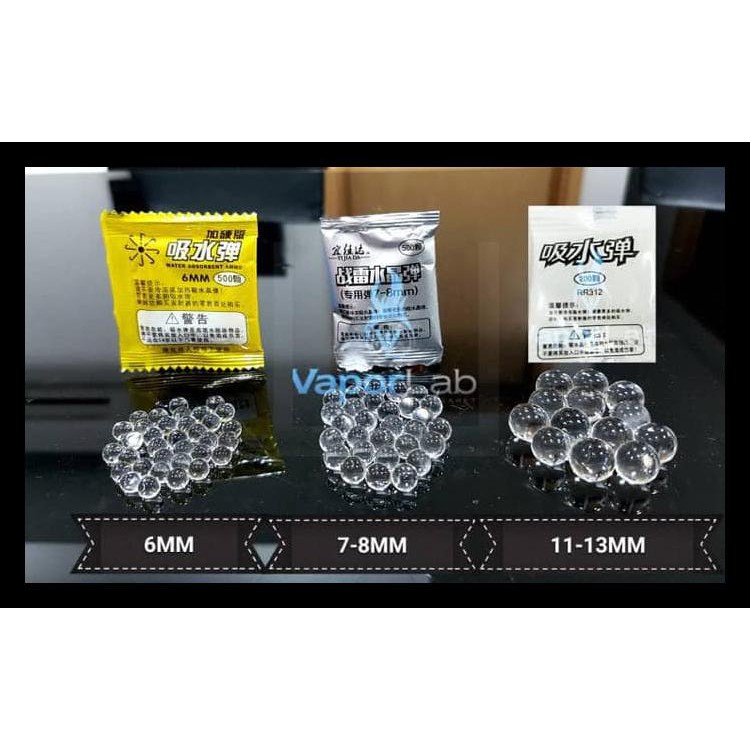 Jual Peluru Ammo Hydrogel Pistol 2In1 Bullet Nerf Gun Bb Crystal Jelly ...